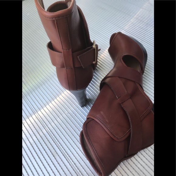 Kelsi Dagger | Shoes | Kelsi Dagger Womens Brown Leather Platform Shoes ...